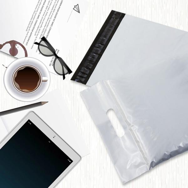 Quality Double Handle Biodegradable Poly Mailers For Delivery Package for sale