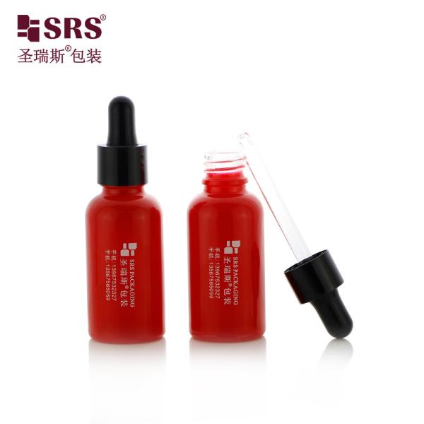 Quality D001-50ml Custom Hot Red Belly Oil Dropper Bottles For Sensitive Belly Care for sale
