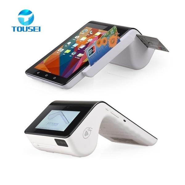 Quality Portable Android 9.0 Smartphone POS System Machine Dual Screen for sale