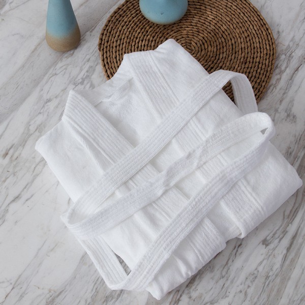 Quality Thermal Cotton Terry Bathrobe Machine Washable Custom For Spring for sale