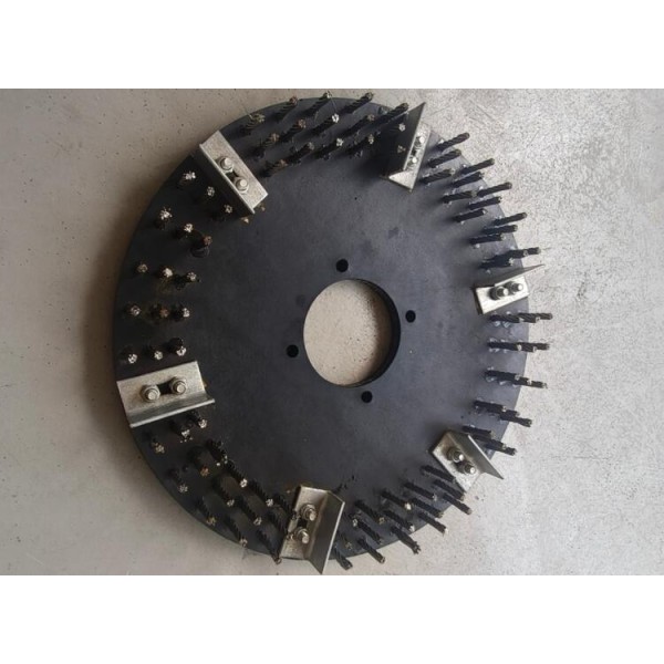 Quality 16Inch Industrial Underwater Deck Knotted Wire Ship Hull Cleaning Brush for sale