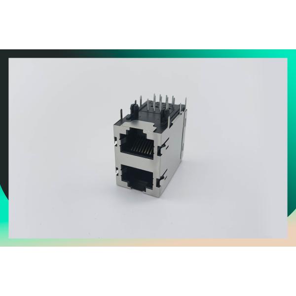 Quality Through Hole Mounting 8P8C 2X1 RJ45 Network Connector for sale