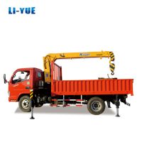 Quality Construction Telescopic Boom Mobile Crane SQ3.2SK2Q With 8.4T.M Rated Lifting for sale