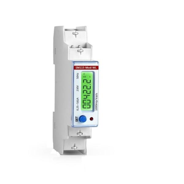 Quality 230V 5A Single Phase Wireless Electricity Monitor Din Rail Energy Monitor EM115-Mod-WL for sale