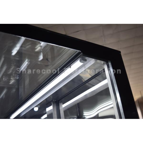 Quality Stainless Steel 1.2m Chocolate Display Refrigerator With Storage Layer for sale
