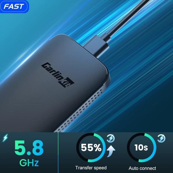 Quality Plug And Play Wired Android Auto To Wireless Adapter Dongle A2A Cpc200 Car Play for sale