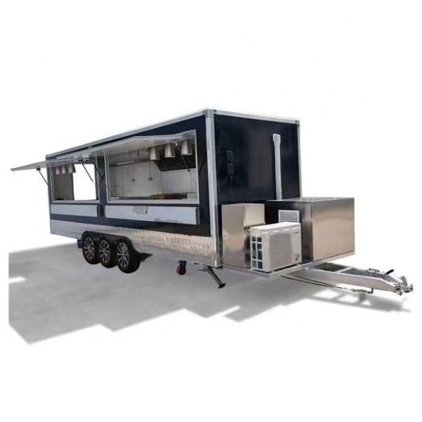 Quality Stainless Steel Semi-Trailer for Mobile Food Trailer/Food Truck 2022 CE Approved for sale