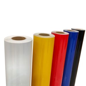 Quality ODM PET Reflective Vinyl Film Industrial For Safety Road Signs for sale