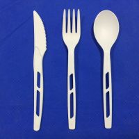 Quality Fast Food and Takeaway Services Cpla Cutlery Set with Customized Logo 100% for sale
