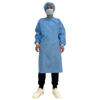 Quality XL XXL XXXL Medical Isolation Gowns Non Woven SMS Patient Operation Gown For for sale