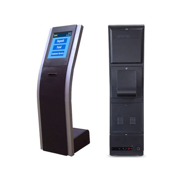 Quality Queue Ticket Kiosk with Touch Screen and Integrated Thermal Printer for for sale