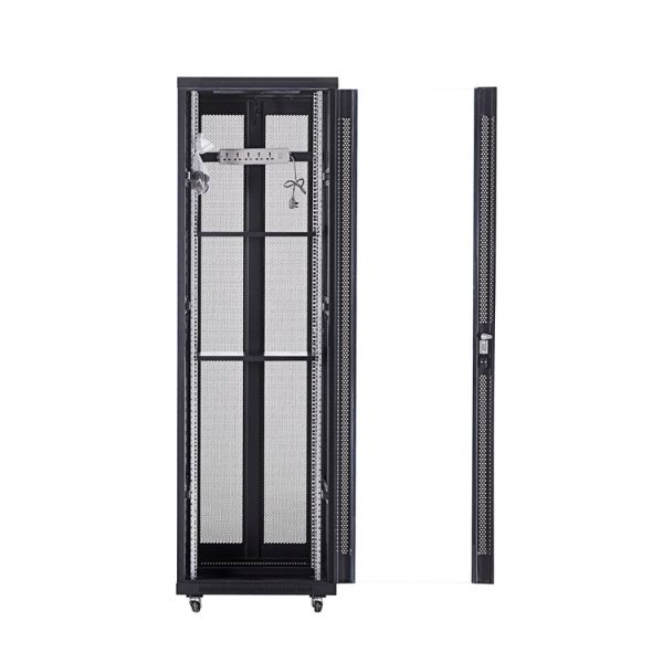 Quality 600 Width 1000 Depth 42U DDF Network Server Cabinet with Removable Cabling Ports for sale