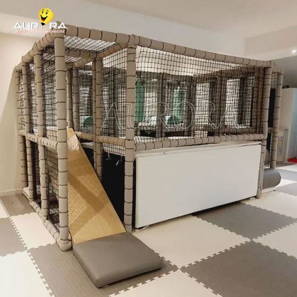 Quality Children Playground Indoor Soft Play Equipment With Bouncing Maze for sale