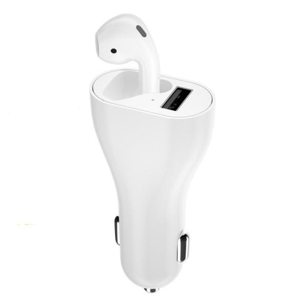 Quality 5V 2.4A Fast Car Phone Charger Adapter With Earphone for sale
