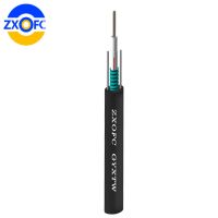 Quality 8 12 24 Core Duct Fiber Optic Cable , GYXTW G652D Unitube Fiber Optic Cable for sale