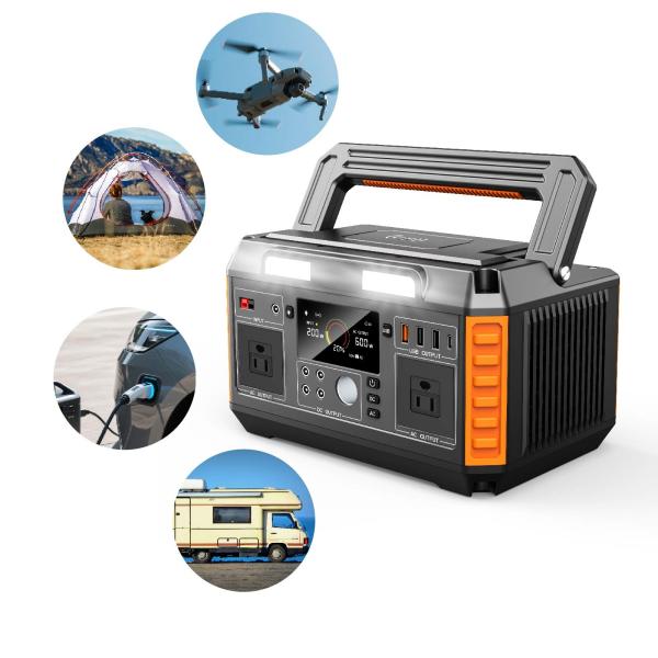 Quality High Capacity 600W Portable Power Station For Outdoor Activities Travel Camping Driving for sale