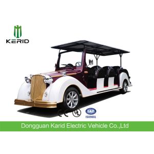 Quality Retro Electric Sightseeing Bus With 11 Sofa Seats For Hotels / Resorts / Party for sale