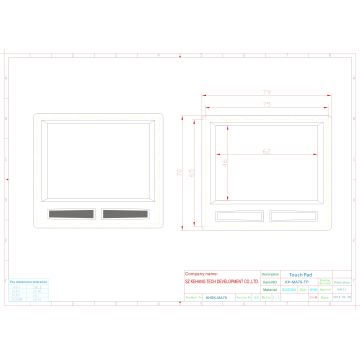 Quality Industrial Keyboard Mouse Touchpad / USB Interface Plastic Computer Mouse for sale