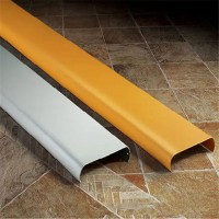 Quality Linear U Strip Ceiling Aluminium Strip 85mm Width Silver Color Strip Panel for sale