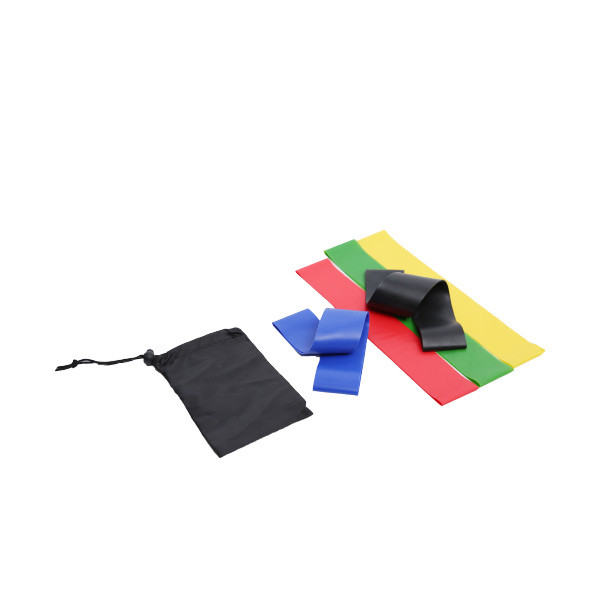 Quality T0.35mm Tpe / Latex Resistance Exercise Equipment Resistance Bands Loop Set for sale