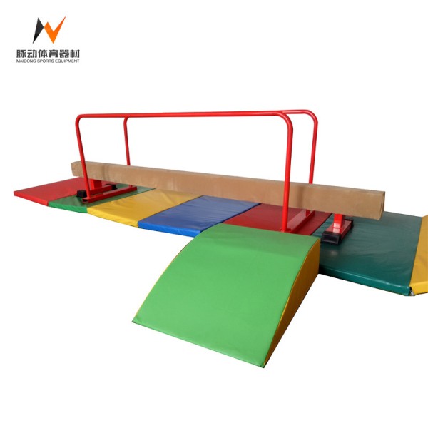 Quality Indoor Playground Kids Gymnastics Equipment For Home Beam Customization for sale