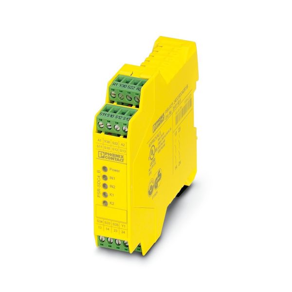 Quality 22.5*99*114.5mm Contact Load Safety Relays PSR-SCP-24DC/SDC4/2X1/B by Phoenix Contact for sale