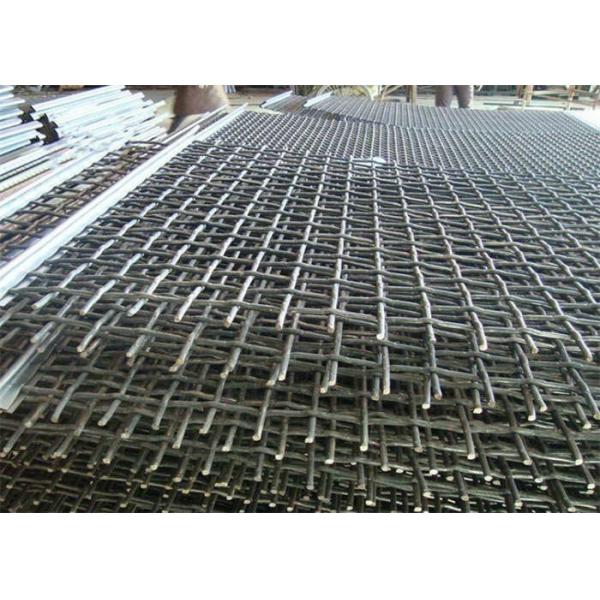 Quality 65mn Vibrating Screen Mesh / Crimped Plain Weave Wire Mesh 1.8m*2.2m for sale