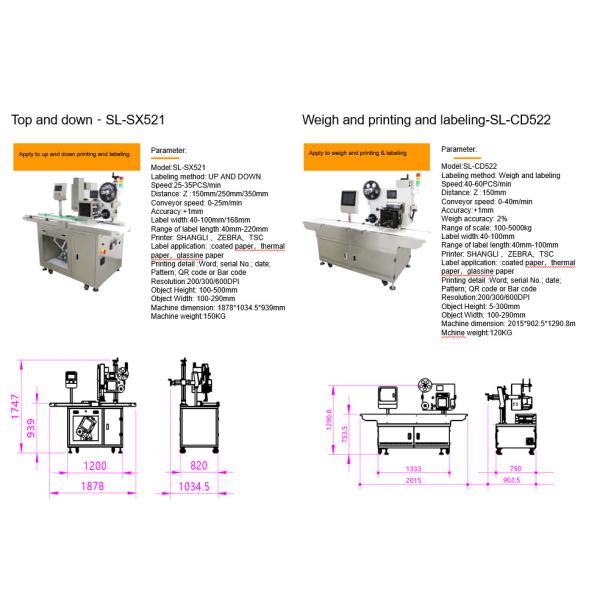 Quality Provided Video Outgoing-Inspection Automatic Top and Bottom Surface Labeling for sale