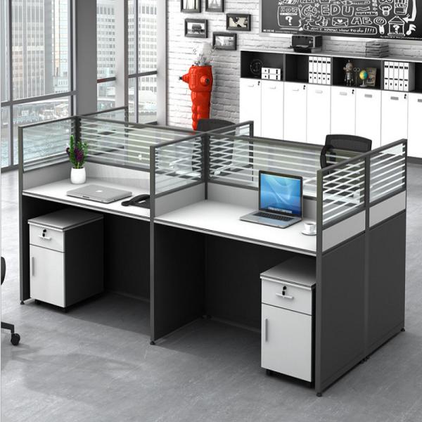 Quality Eco - Friendly Aluminum Cubicle Modular Office Workstation / Office Furniture for sale