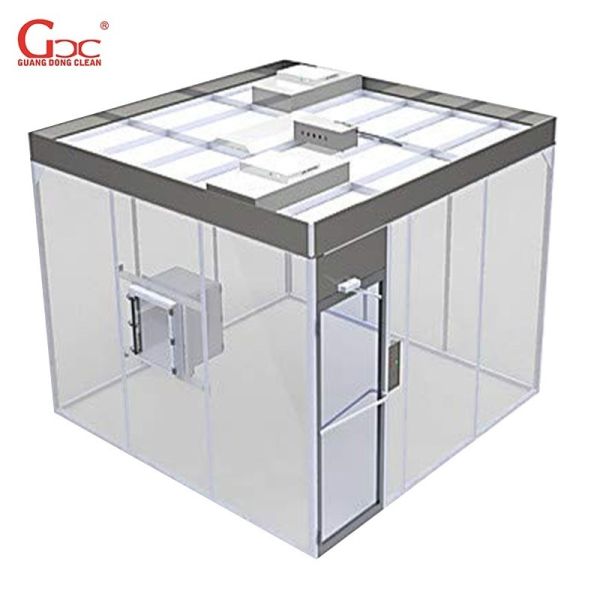 Quality Stainless Steel 15 m2 ISO 8 Clean Room Booth with Modular Cleanroom Wall Panels for Class 100 000 for sale