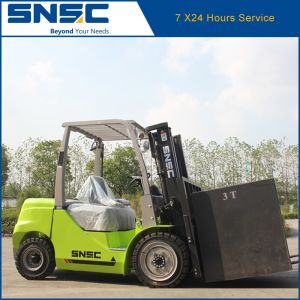 Quality 3 Ton SNSC Forklift Lift Trucks 3000kg Diesel Forklift Truck For Sale for sale