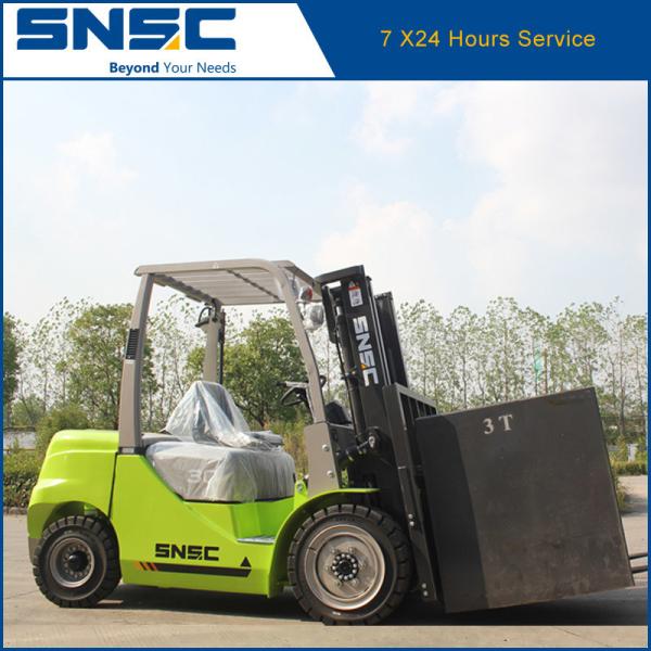Quality 3 Ton SNSC Forklift Lift Trucks 3000kg Diesel Forklift Truck For Sale for sale