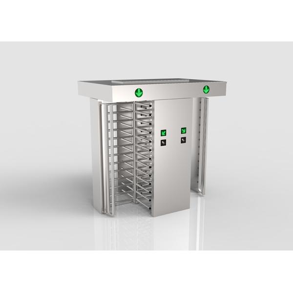 Quality 304 Stainless Steel Full Height Turnstile with Double Lane and Automatic Reset for sale