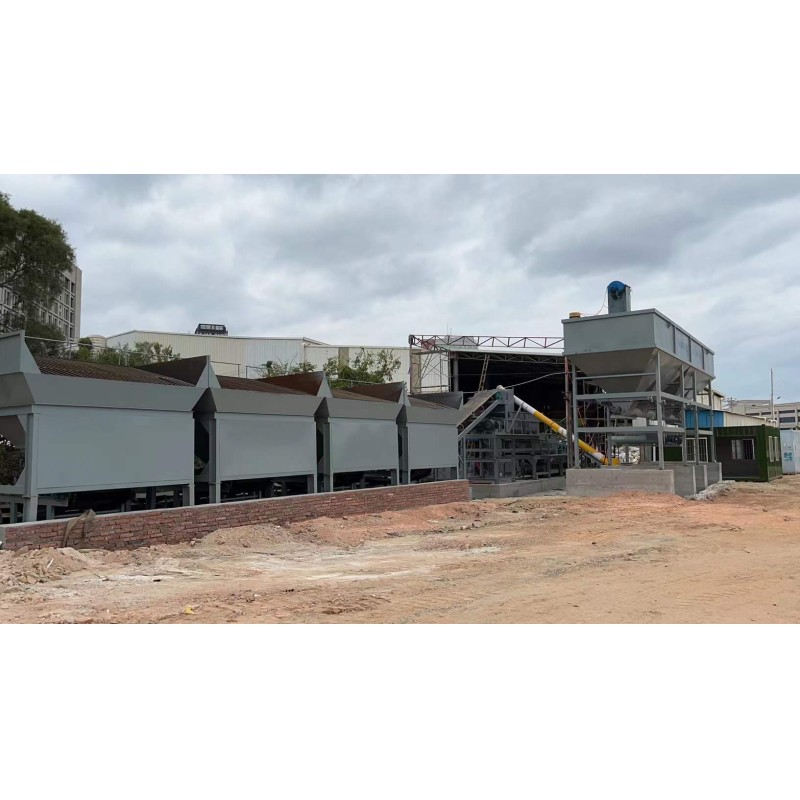 Concrete Mobile Stabilized Soil Mixing Plant Electric Power