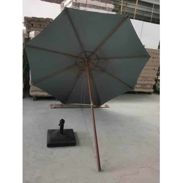 Quality Stable Structure Wooden Umbrella with Pongee Panel Material and 2.5m Open for sale