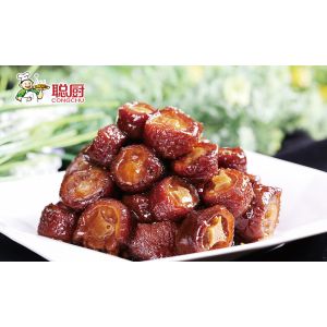 Quality HACCP Certified Vacuum Sealing Prepared Meals Braised Tiger Skin Pork Tail for sale