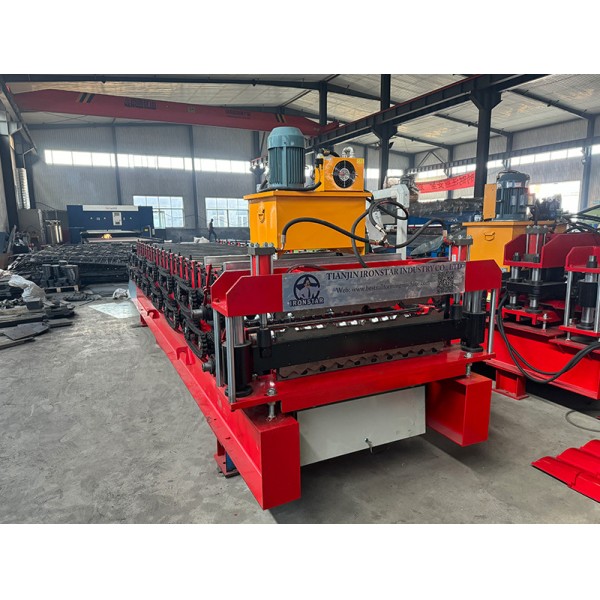 Quality 840 trapezoidal sheet and 836 corrugated double layer roll forming machine for for sale