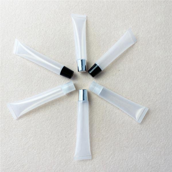 Quality PP ABS Cosmetic Empty Lip Gloss Squeeze Tubes 10ml 15ml 20ml for sale