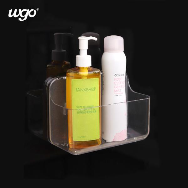 Quality Damage Free Mounting Medium Shower Caddy Clear Bathroom Fittings for sale
