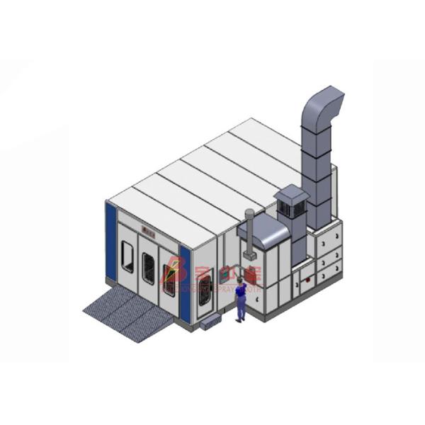 Quality Diesel Heat Spray Room Downdraft Paint Booth Luxury Europ Design Spray Booth for sale