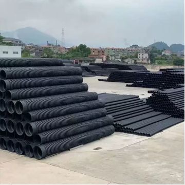 Quality Inner Rib Corrugated High Density Polyethylene Pipe / Hdpe Twin Wall Drainage for sale