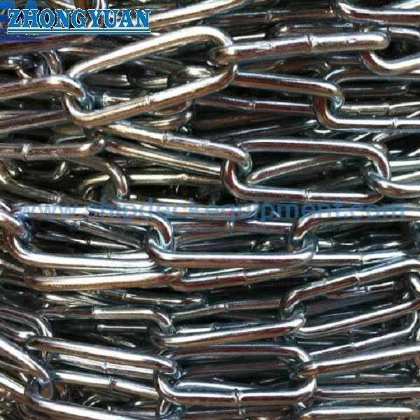 Quality DIN 763 Long-Link Round Steel Chain | Tested Non-Calibrated General-Purpose for sale