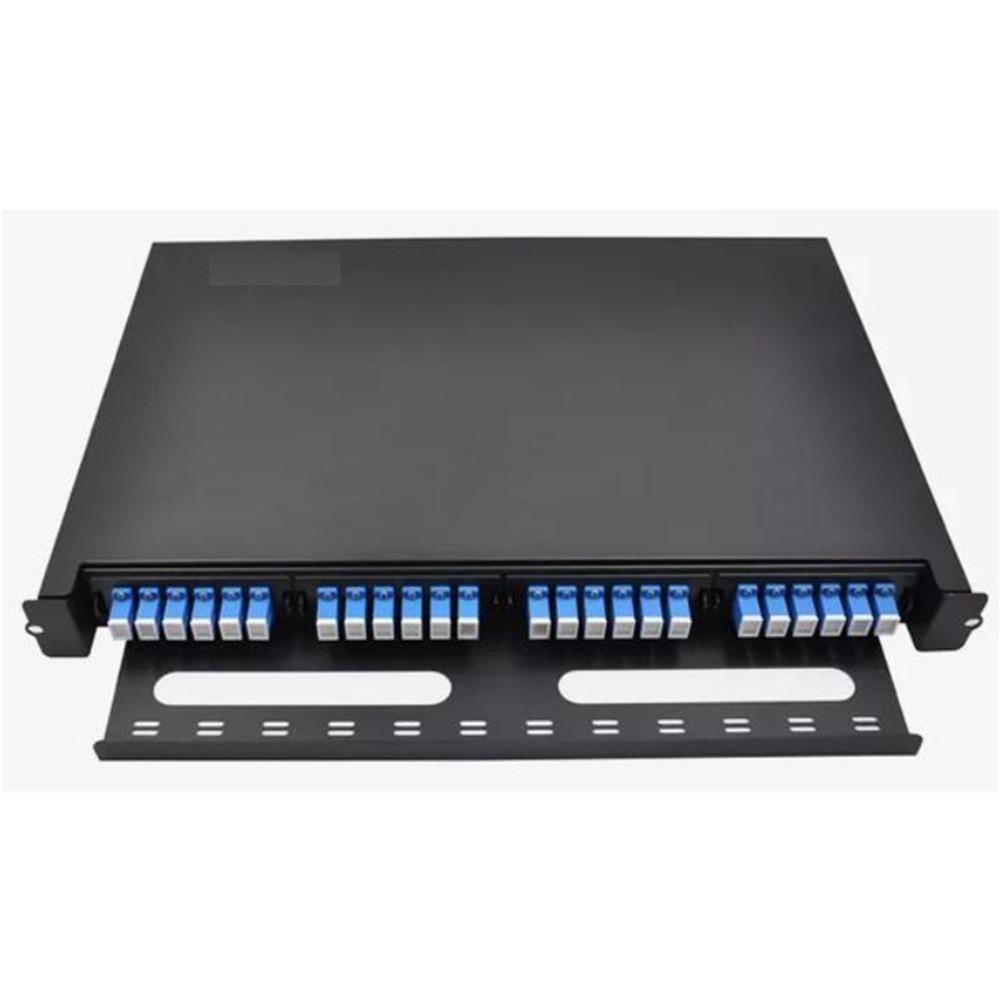 Quality MPO Optical Fiber Termination Box Splice Patch Panel 24 Port SC Simplex for sale
