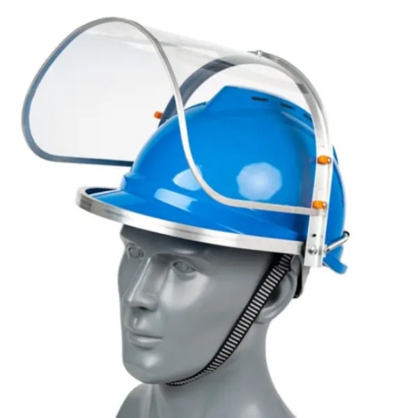 Quality PVC Chainsaw Hard Hat with Splashproof Full Face Mask and 6 Point Suspension for for sale