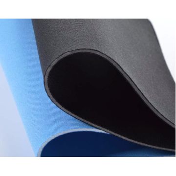 Quality SCR Rubber Scuba Neoprene Sponge Foam , Soft Blue 3mm Neoprene Fabric for sale