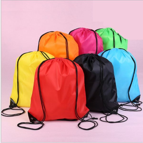 Quality Customized Drawstring Bag for Daily School Life Multi-Functional Polyester Material for sale