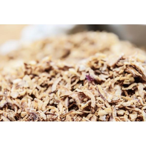 Quality 40*40mm Crunchy Condiment Fried Onion Flakes For Steak for sale