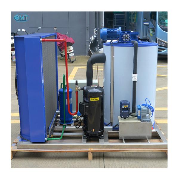 Quality 1200KG Ice Storage Capacity 3ton Flake Ice Machine for Seafood Processing for sale
