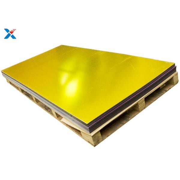 Quality 1mm Gold Acrylic Mirror Sheet Hard Coated Surface Perspex Plate for sale