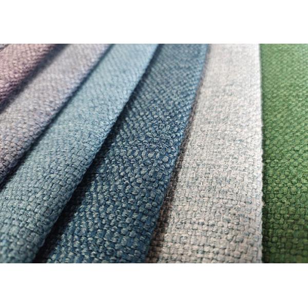 Quality Blackout Linen Sofa Fabric , 145cm Woven Upholstery Fabric for sale